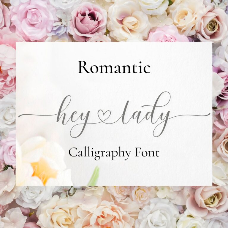 Hey Lady Script Modern Font – MasterBundles