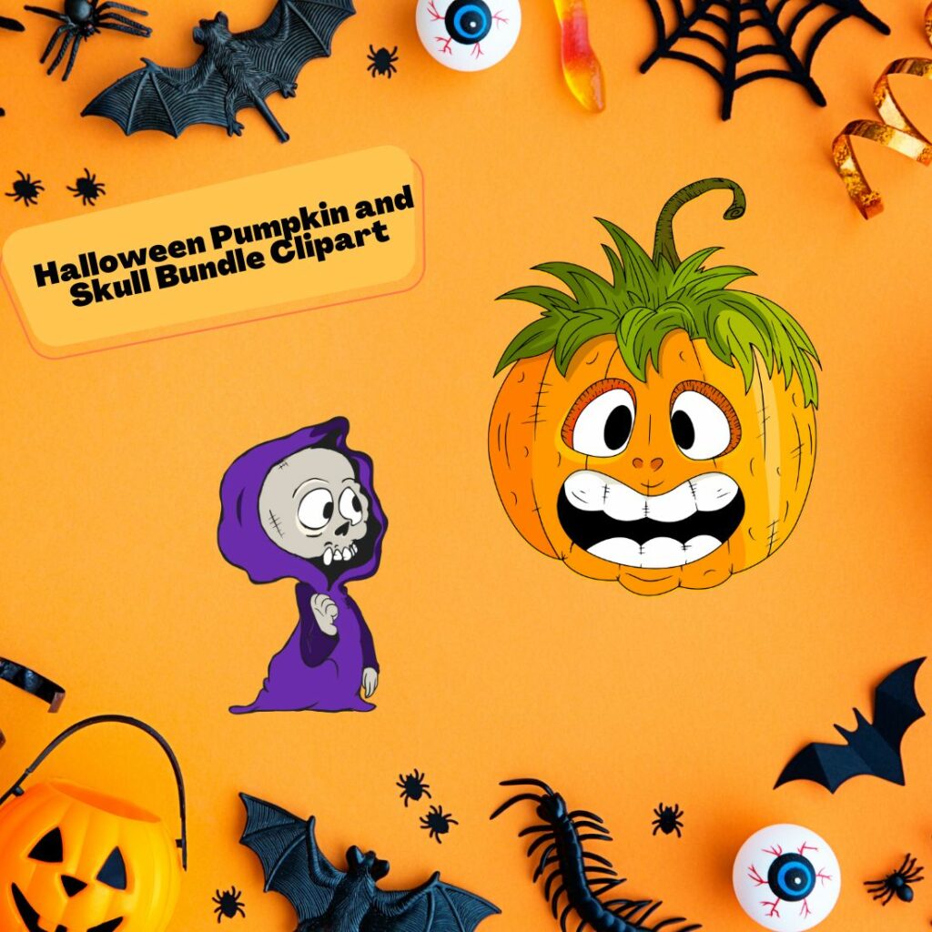 Halloween Pumpkin Bundle - 5 Designs - MasterBundles