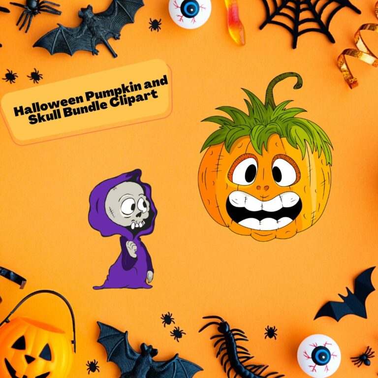 Halloween Pumpkin Bundle - 5 Designs - MasterBundles