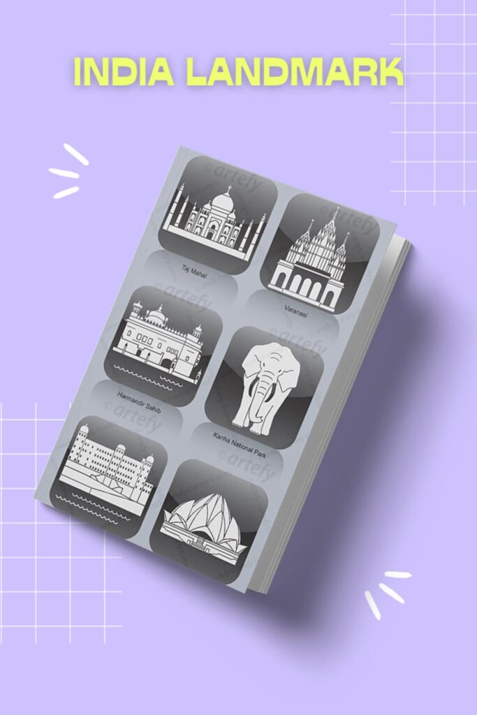 India Landmark Icons (16x) – MasterBundles