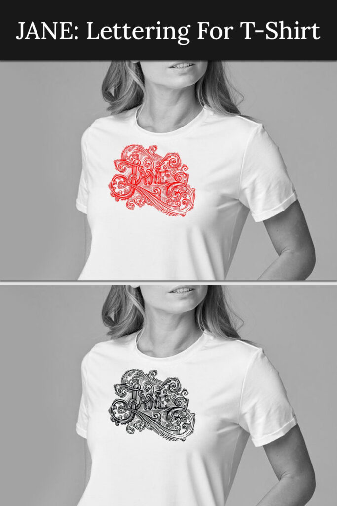 Jane Lettering for T-shirt – MasterBundles