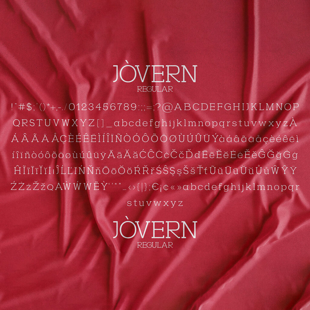 Jovern Slab Serif Font - MasterBundles