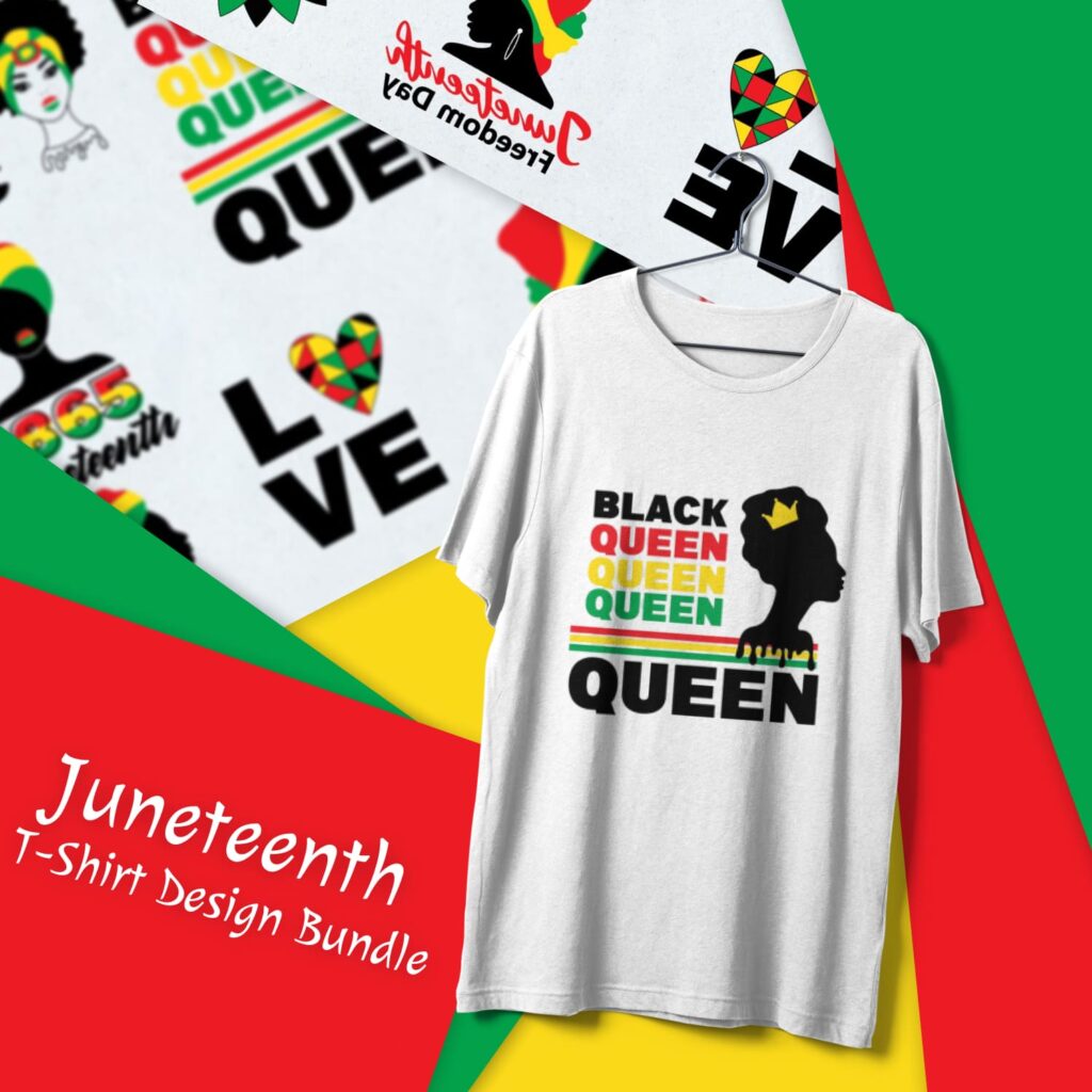 Juneteenth T-Shirt Design Bundle, June, Black History – MasterBundles