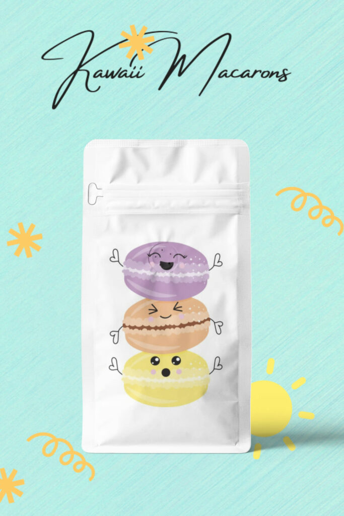 Kawaii Macarons Graphic & Illustration - Sublimation – MasterBundles