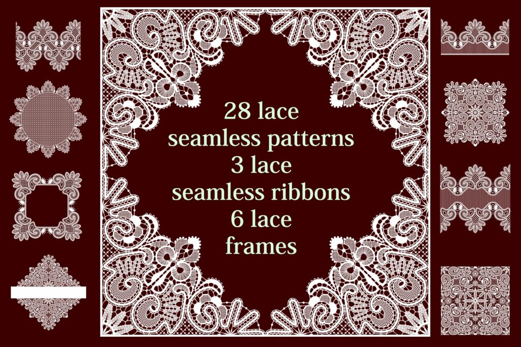 Lace Patterns Collection – MasterBundles
