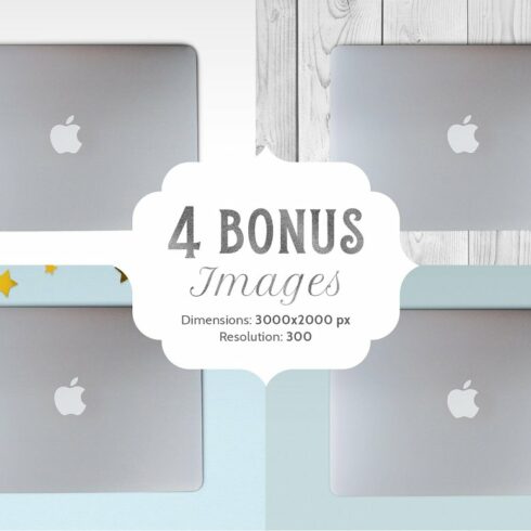 Laptop Sticker Mockup PSD | Master Bundles
