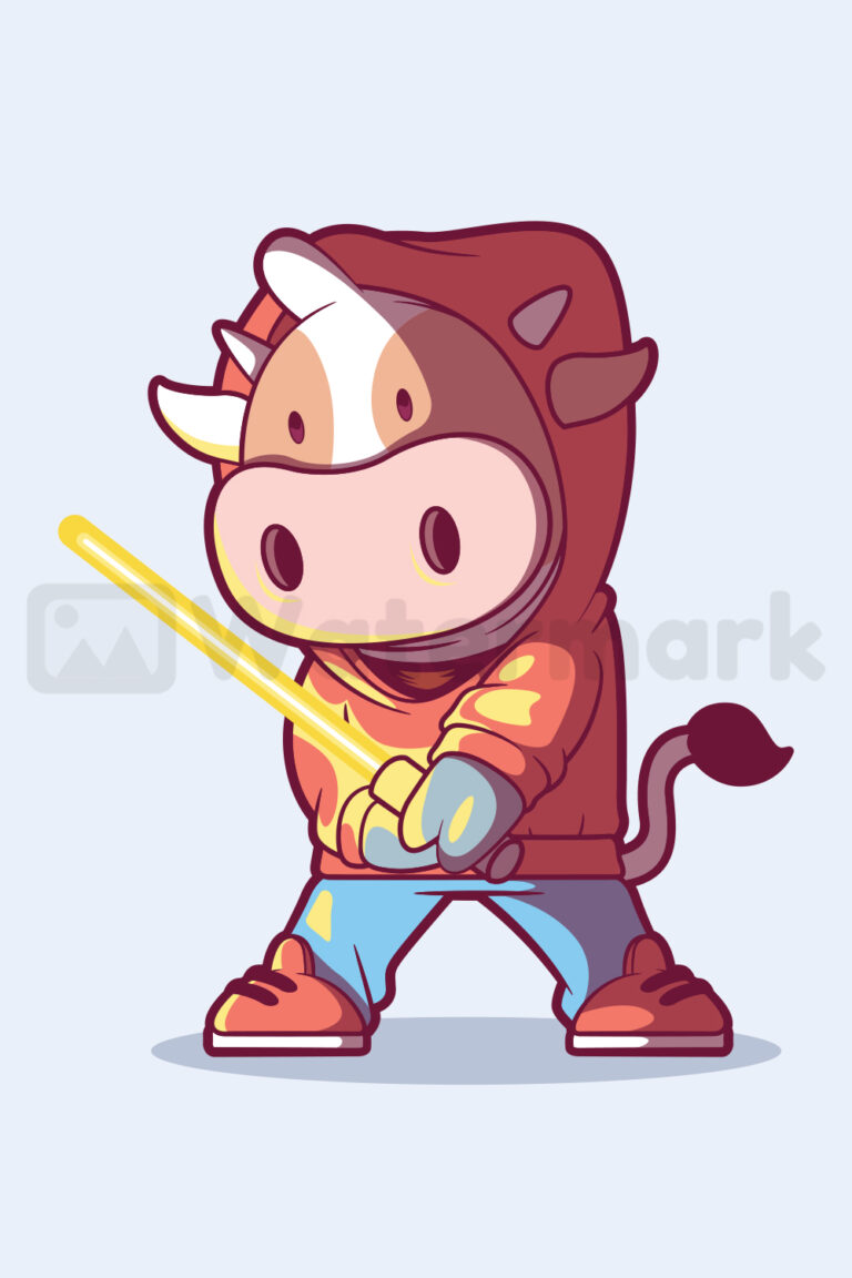 Laser Cow! - MasterBundles