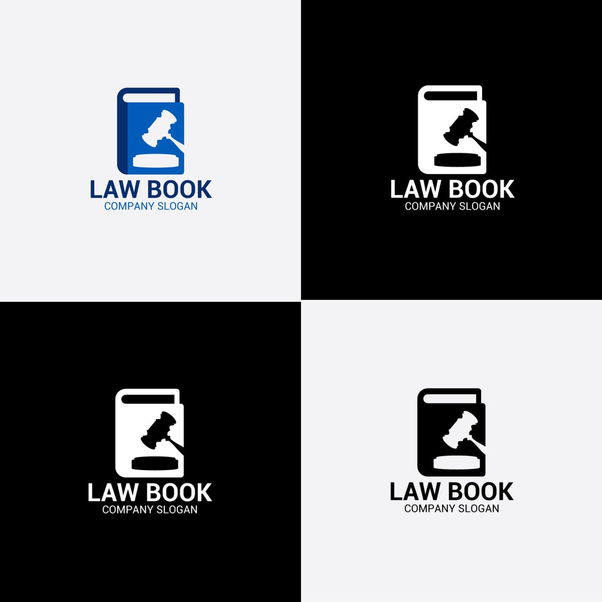 Law Book Logo – MasterBundles