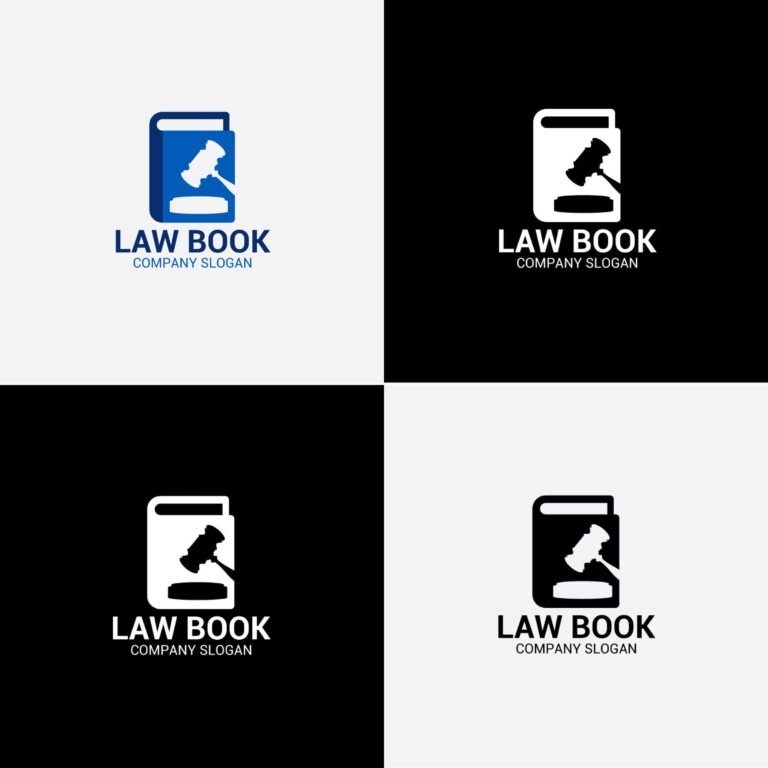 Law Book Logo – MasterBundles