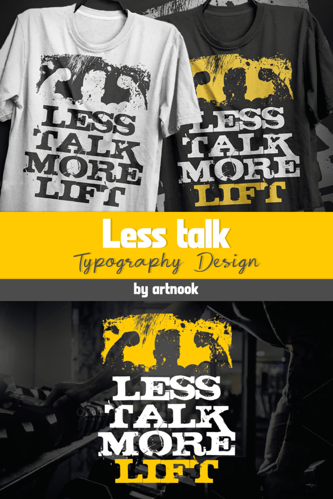 Less talk - Typography Design – MasterBundles