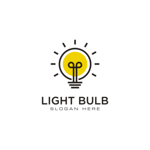 Light Bulb Logo Design Vector - MasterBundles