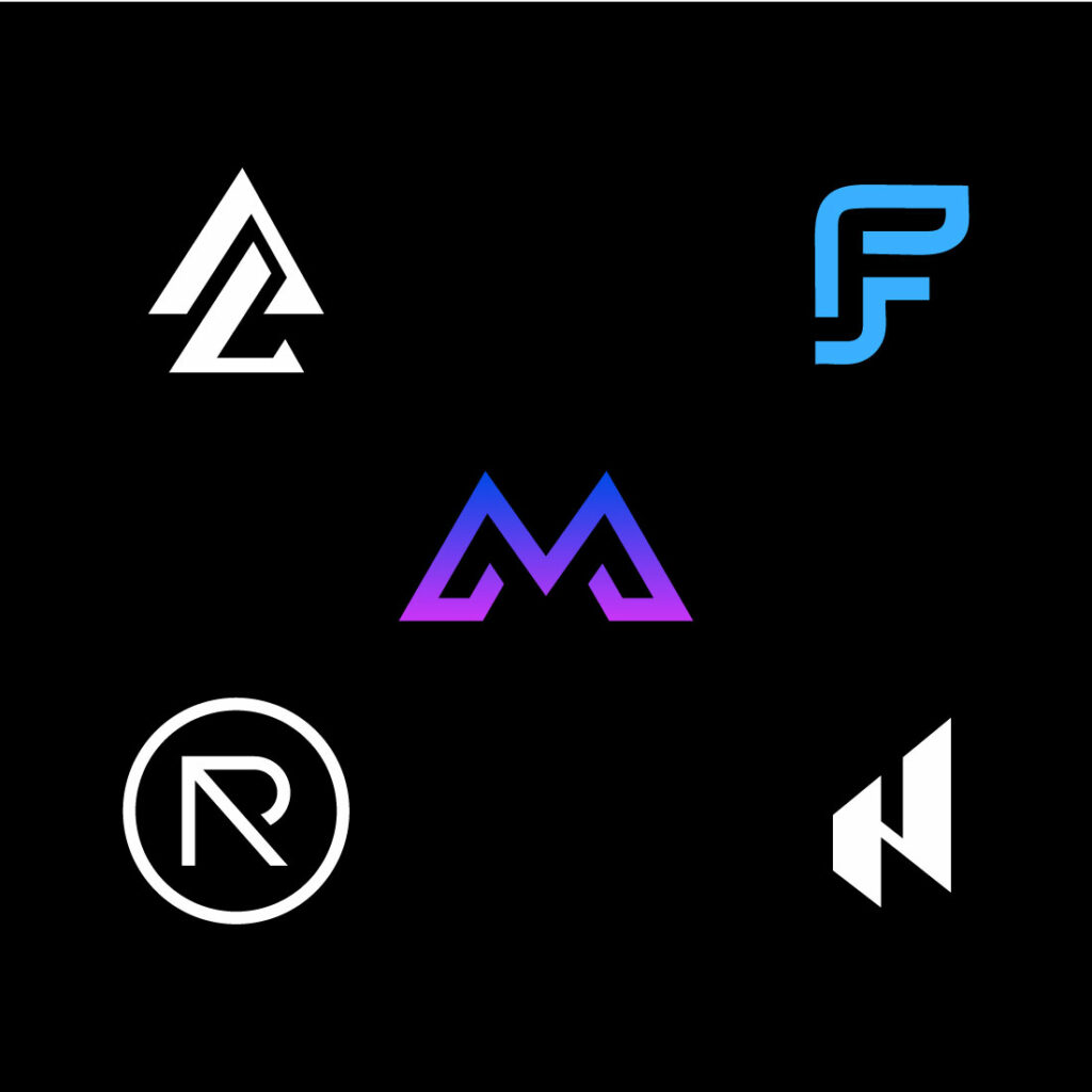 5 word mark logos - MasterBundles