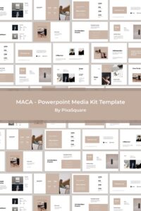 MACA - Powerpoint Media Kit Template – MasterBundles