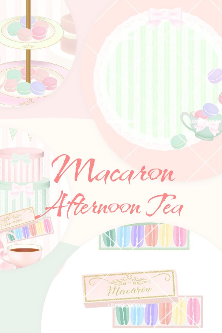 Macaron Afternoon Tea Party Cliparts – MasterBundles