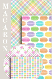 Macaron Digital Papers and Macaron Clipart – MasterBundles