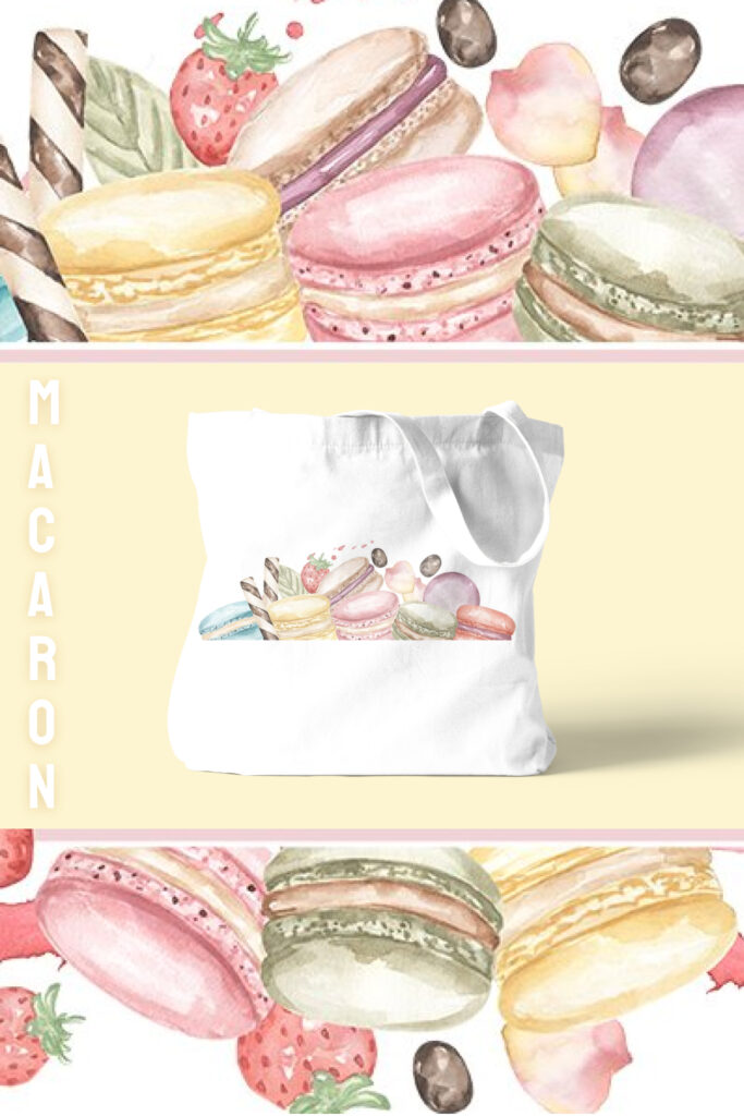 Watercolor Macaron Frame – MasterBundles