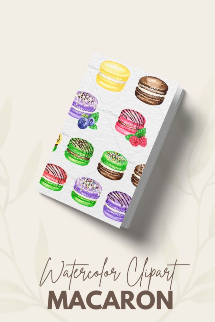 Macaron Watercolor Clipart Dessert Cookies, French Sweets – MasterBundles