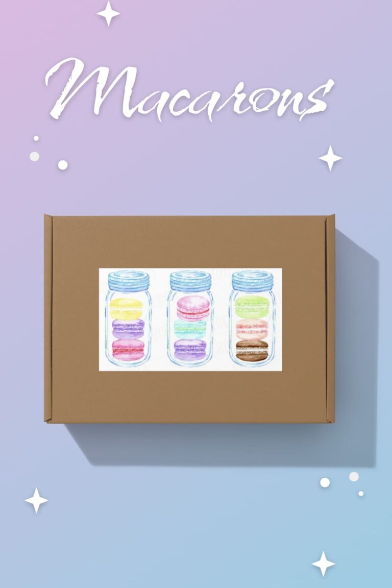 Watercolor Macaron Illustration – MasterBundles