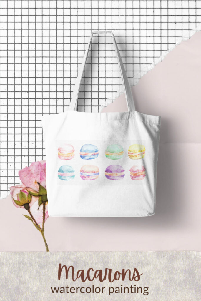 Macarons Watercolor Painting – MasterBundles