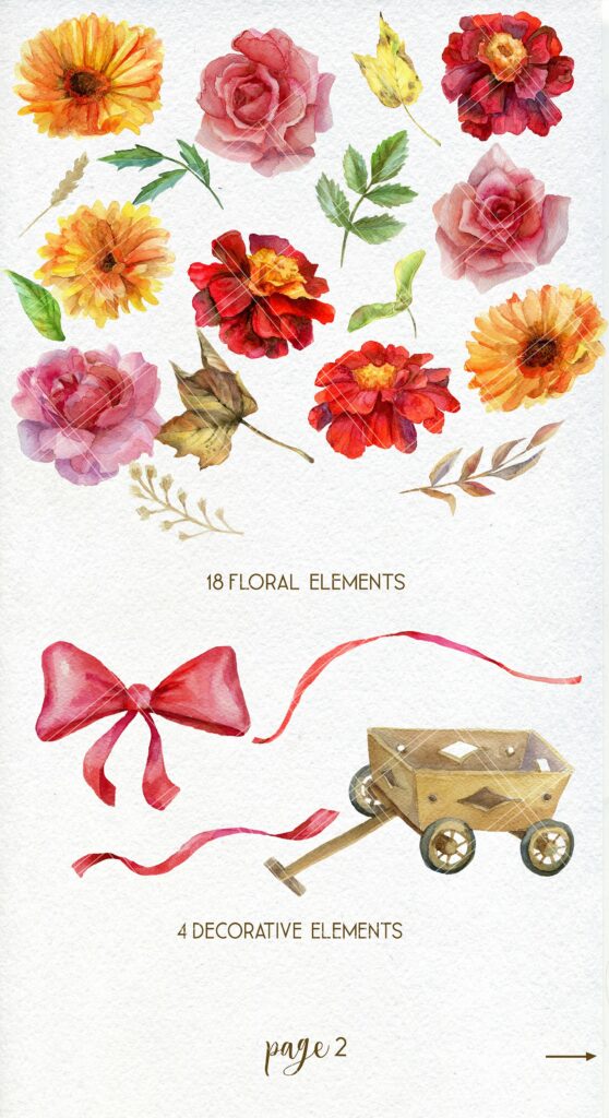 Thanksgiving Autumn Clipart – MasterBundles