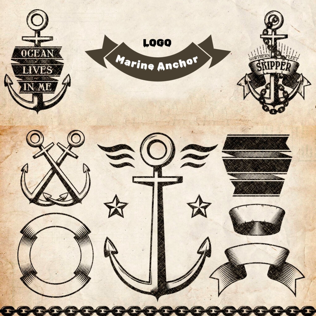 Marine Anchor Logos – MasterBundles