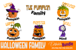 Halloween Pumpkin Bundle - 5 Designs - MasterBundles