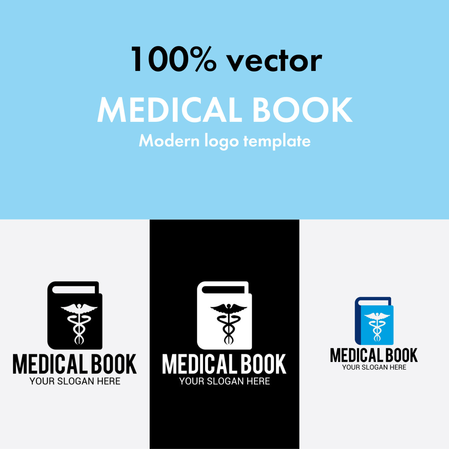 Medical Book Logo – MasterBundles