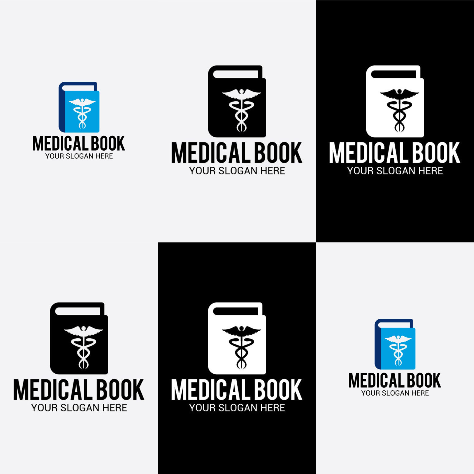 Medical Book Logo – MasterBundles