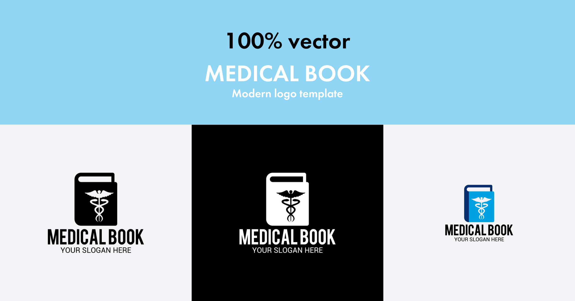 Medical Book Logo – MasterBundles