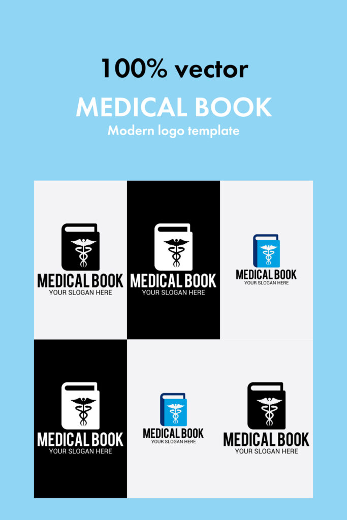 Medical Book Logo – MasterBundles