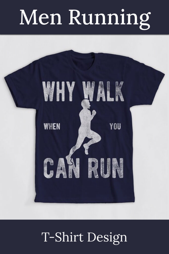 Men Running T-Shirt Design – MasterBundles