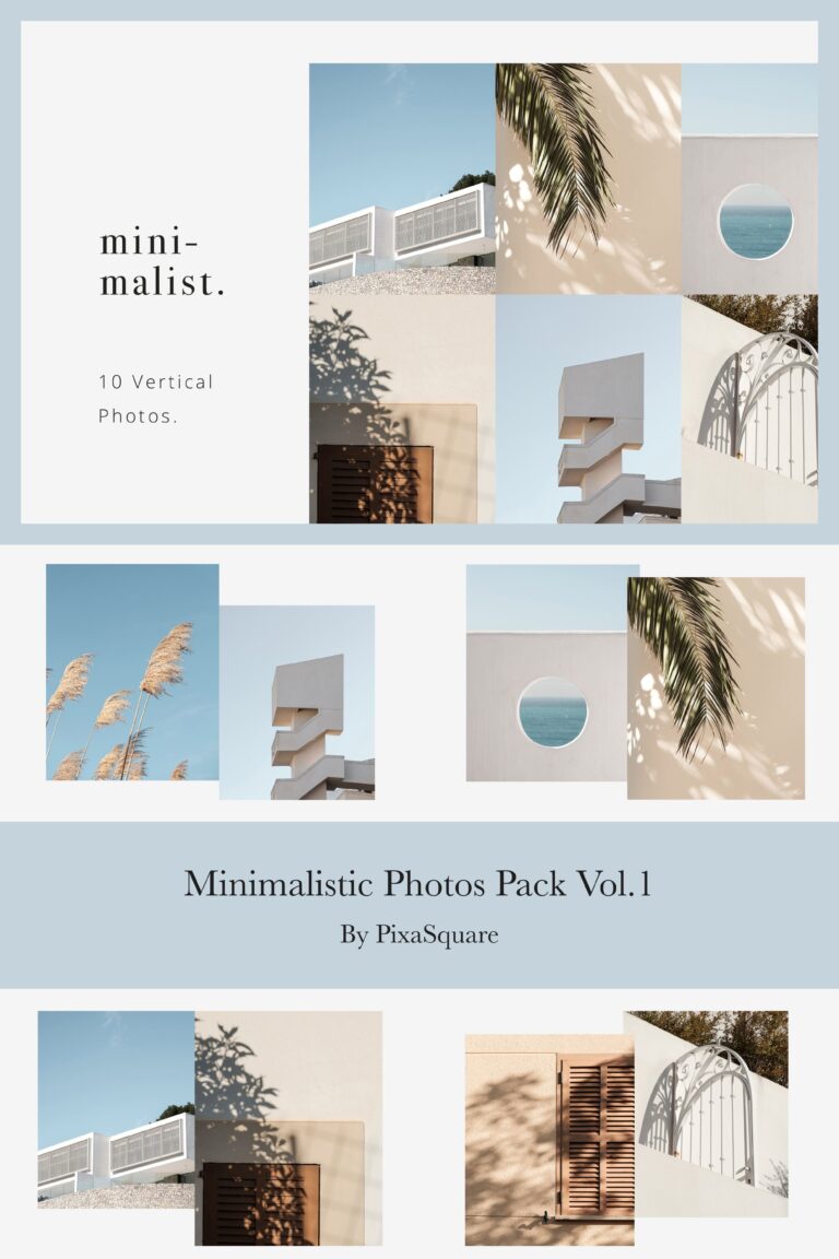 Minimalistic Photos Pack Vol.1 – MasterBundles