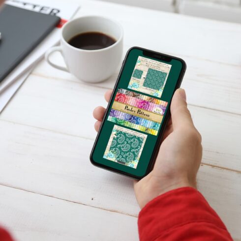 100 Seamless White Lace Paisley Digital Papers | MasterBundles