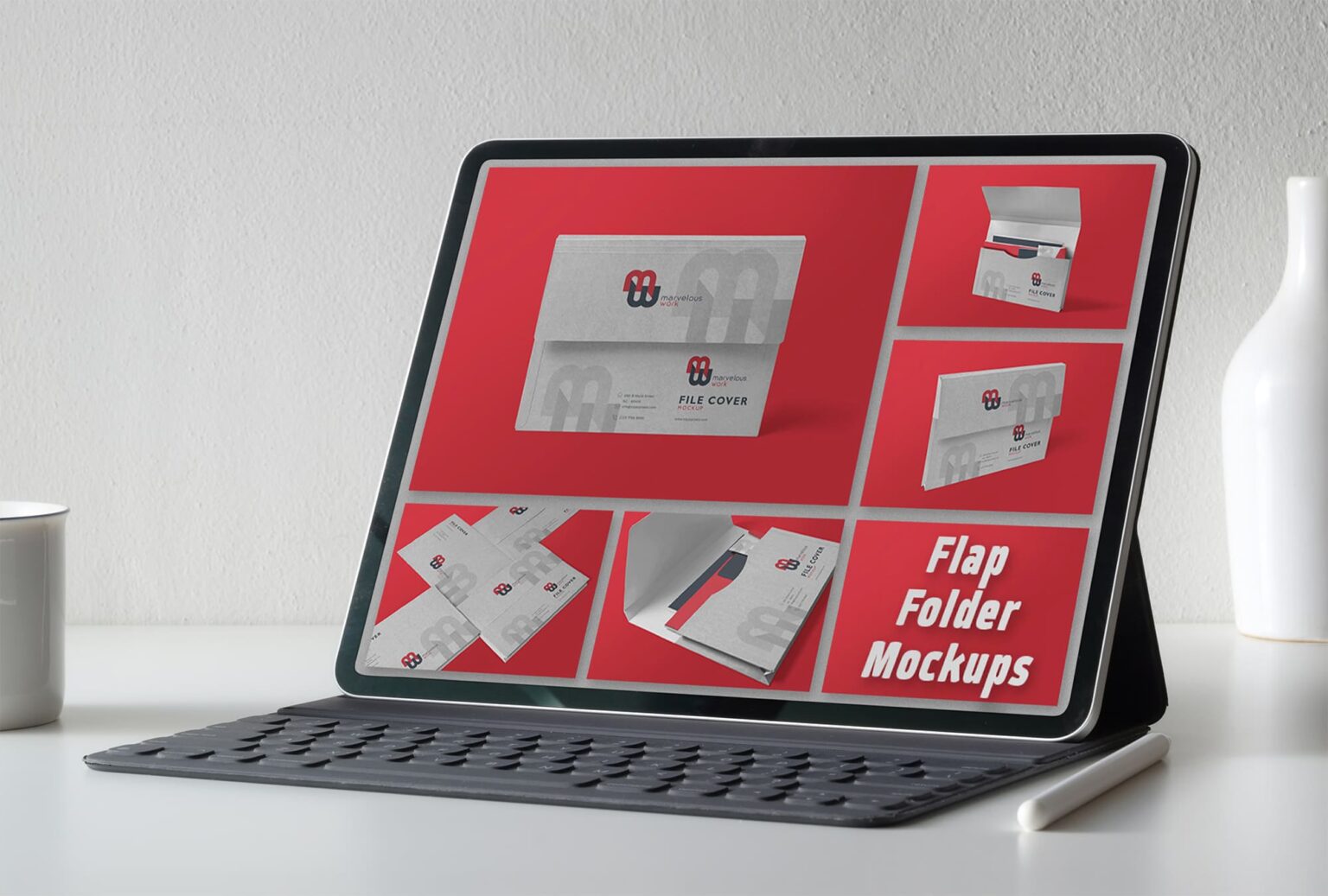 Flap Folder Mockups – MasterBundles