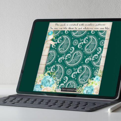 100 Seamless White Lace Paisley Digital Papers | MasterBundles