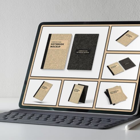 Composition Notebook Mockup | Master Bundles