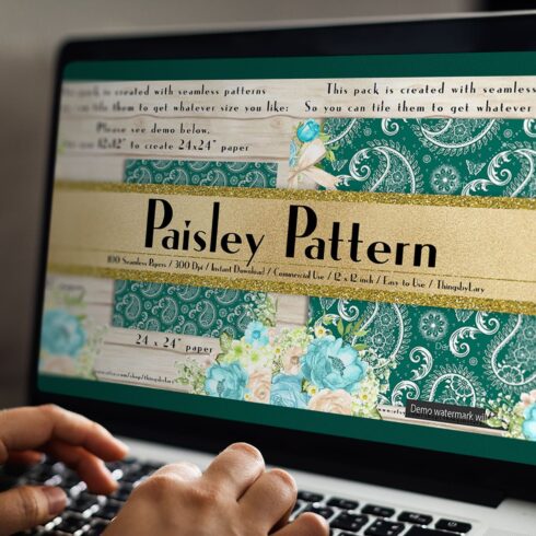 100 Seamless White Lace Paisley Digital Papers | MasterBundles