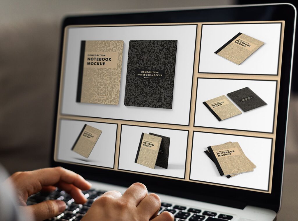 Composition Notebook Mockup – MasterBundles