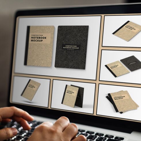 Composition Notebook Mockup | Master Bundles