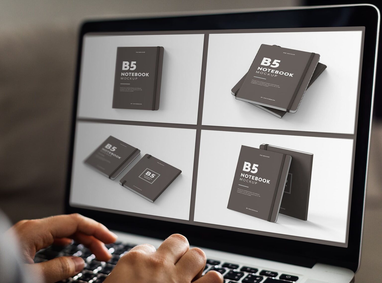 B5 Notebook Mockup – MasterBundles