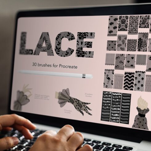 Lace Pattern Procreate Brushes | Master Bundles