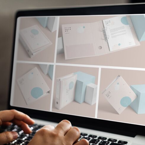 Plastic Crown Box File Folder Mockup | MasterBundles