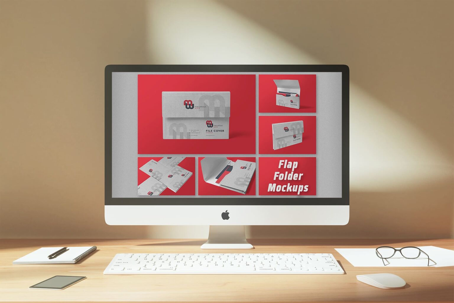 Flap Folder Mockups – MasterBundles