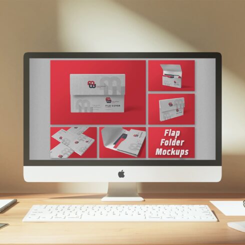 Flap Folder Mockups | Master Bundles