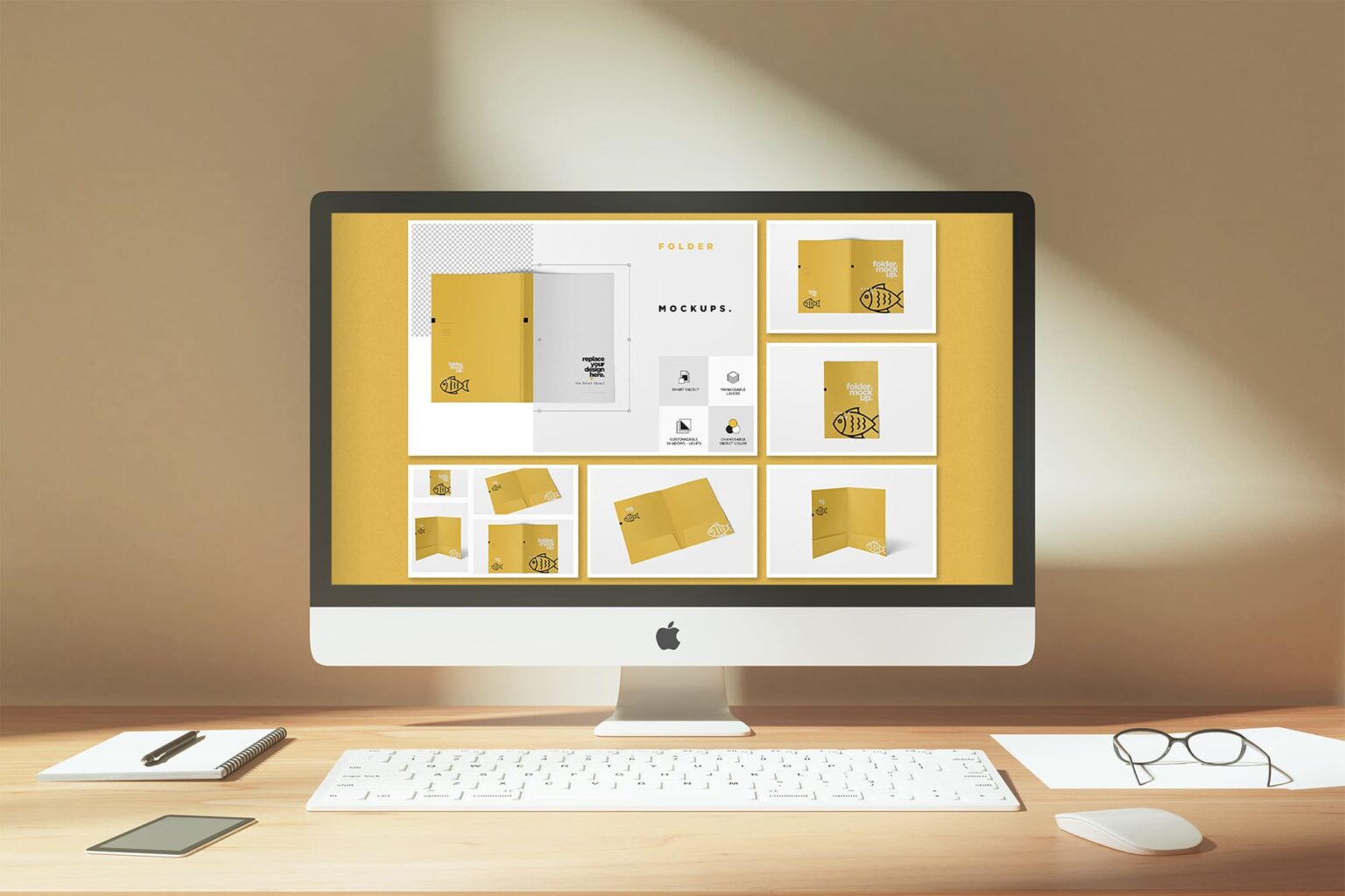 Beautiful Folder Mockups – MasterBundles