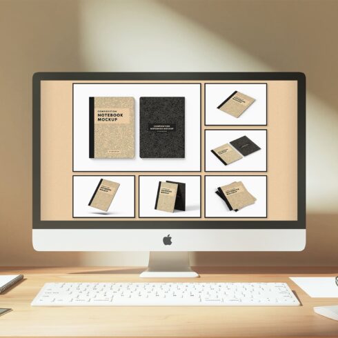 Composition Notebook Mockup | Master Bundles