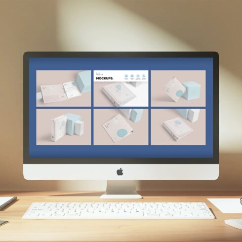 Plastic Crown Box File Folder Mockup | MasterBundles