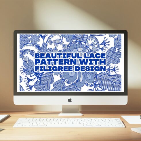 Beautiful Lace Pattern With Filigree Design | Master Bundles