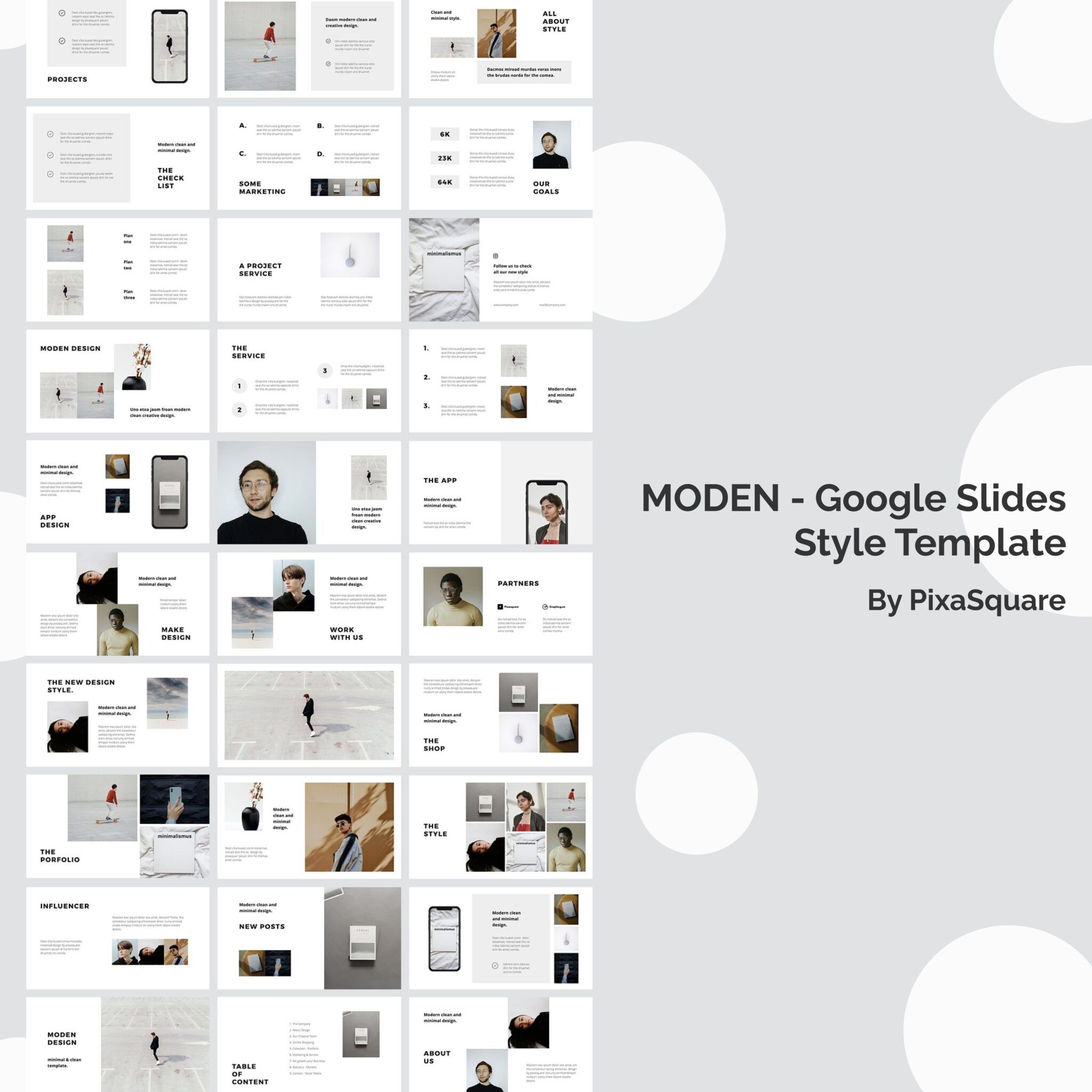 MODEN - Google Slides Style Template – MasterBundles