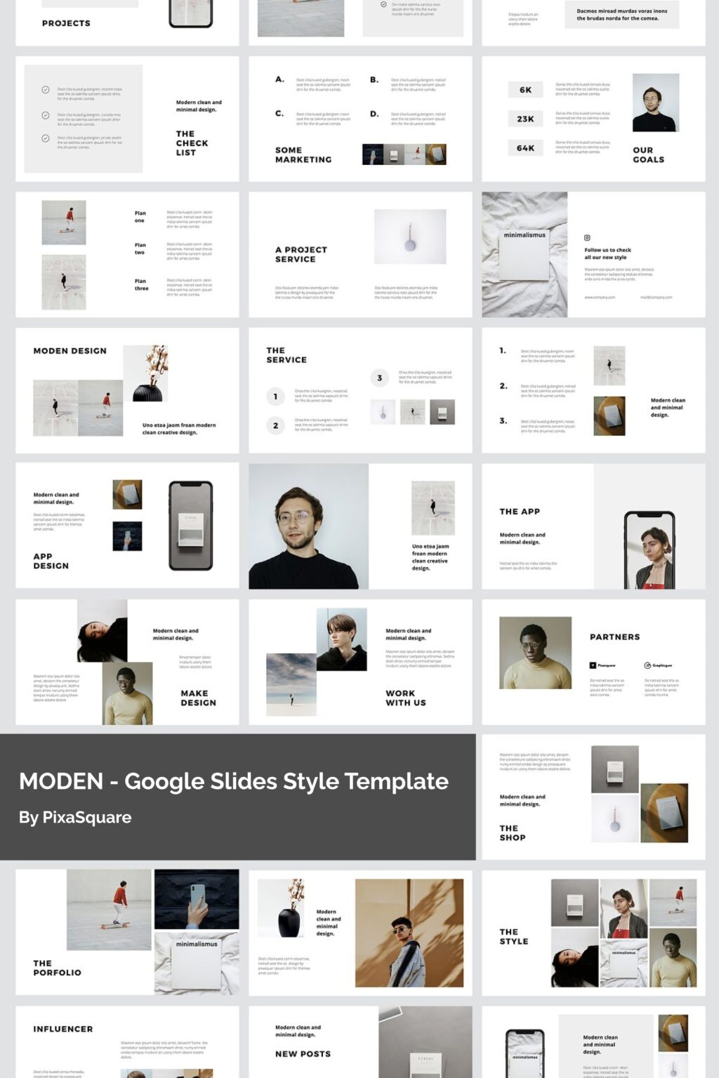 MODEN - Google Slides Style Template – MasterBundles
